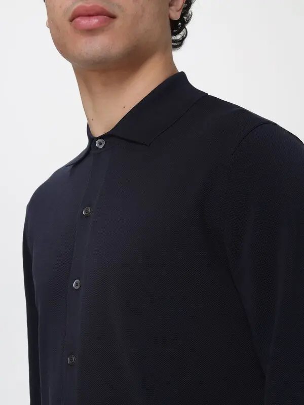 Aspesi Knitted Shirt - Blue