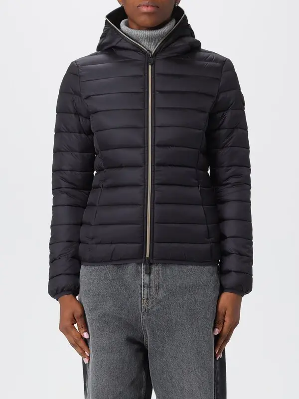 SAVE THE DUCK Padded Hooded Jacket - Black