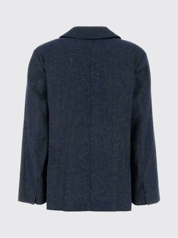Max Mara Double-breasted Stretch Denim Blazer