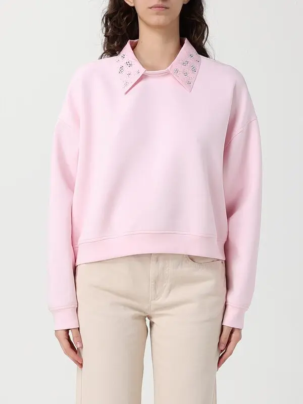 Liu Jo Embellished Collar Sweatshirt