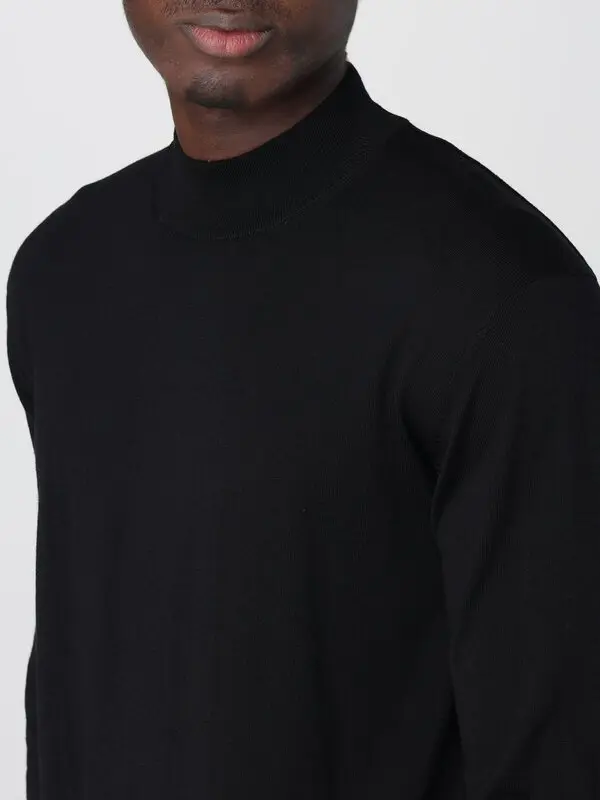 PAOLO PECORA High Neck Pullover - Black
