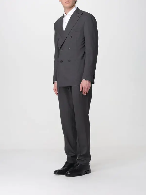 Corneliani Double-breasted Virgin Wool Suit