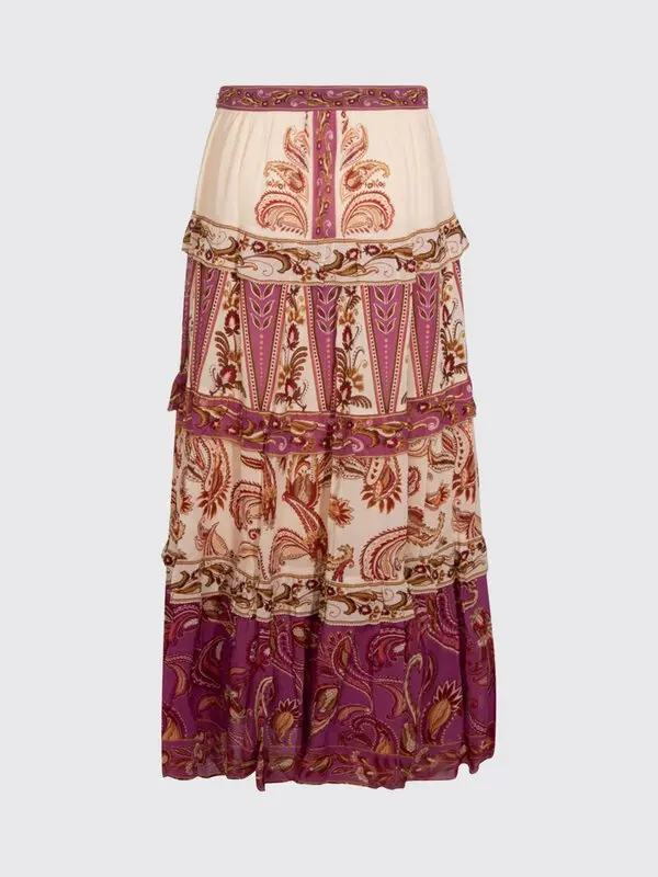 Farm Rio Viscose Skirt With Liberty Print