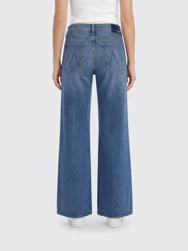 MOTHER Wide Leg Stretch Denim Jeans