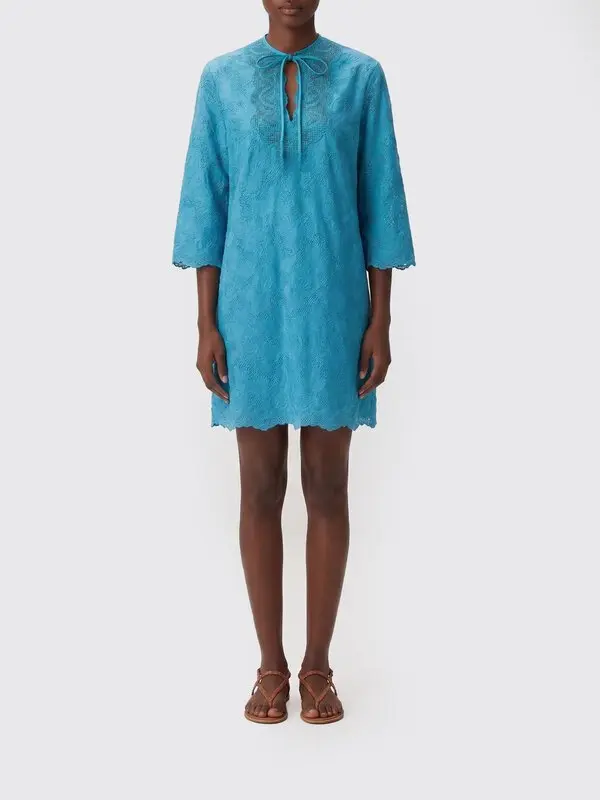 Valentino Garavani Cotton Lace Mini Dress