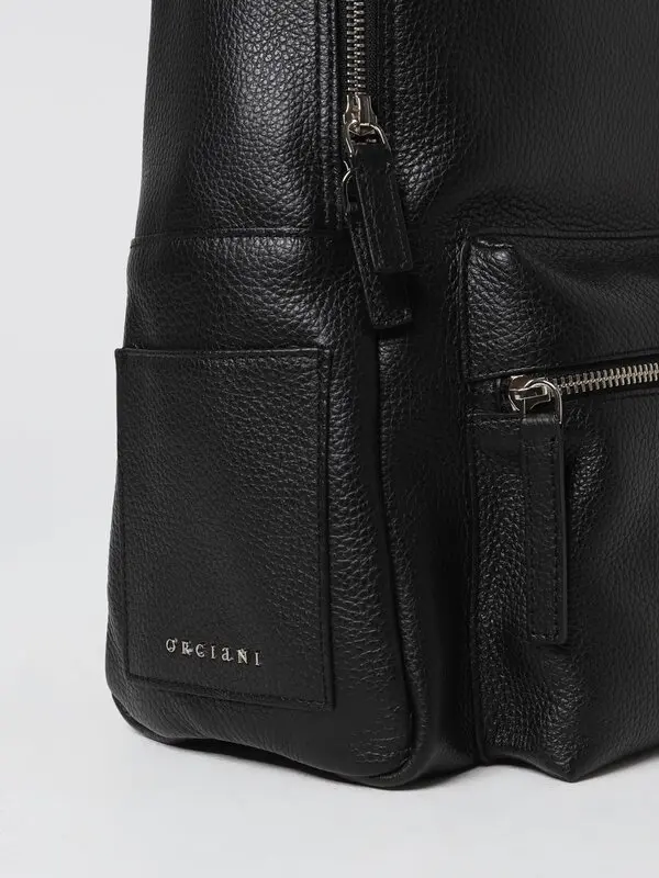 Orciani Textured Leather Backpack