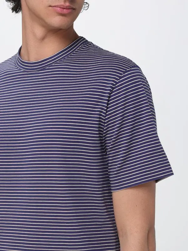 CIRCOLO 1901 Striped Cotton T-shirt - Blue