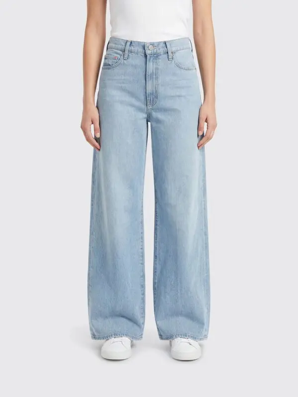 MOTHER Wide Leg Denim Jeans