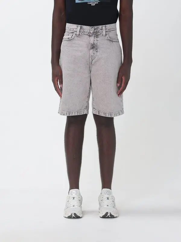 Carhartt Work In Progress Cotton Shorts - Grey