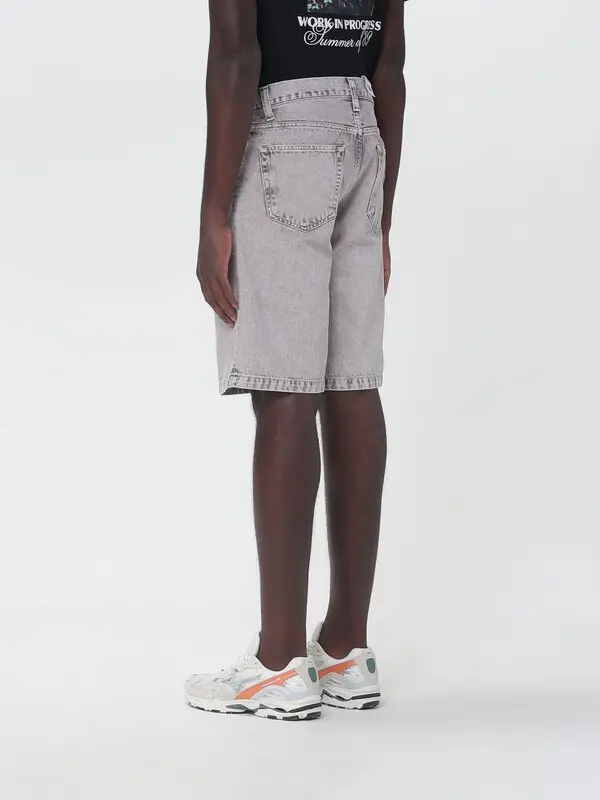 Carhartt Work In Progress Cotton Shorts - Grey
