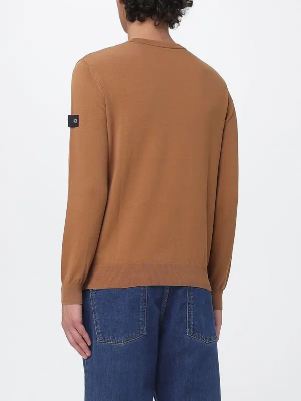 Peuterey Cotton Crewneck Sweater - Brown