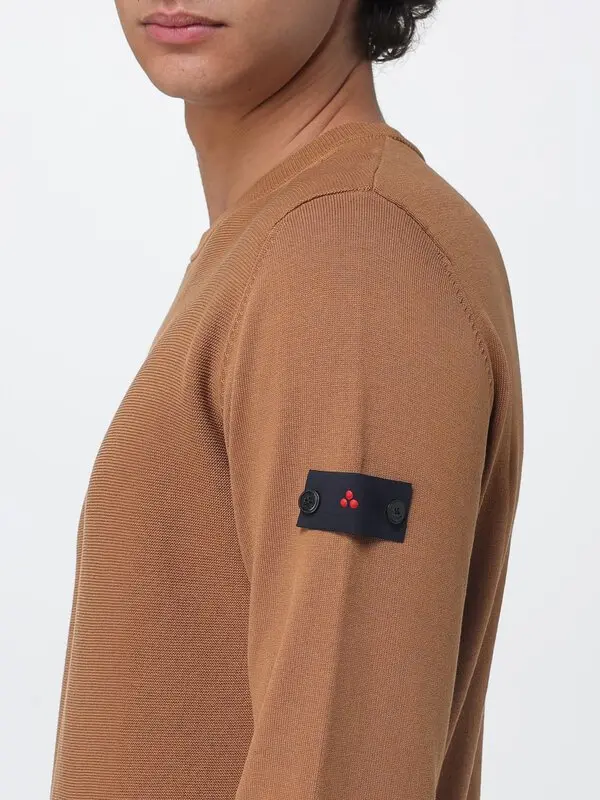 Peuterey Cotton Crewneck Sweater - Brown