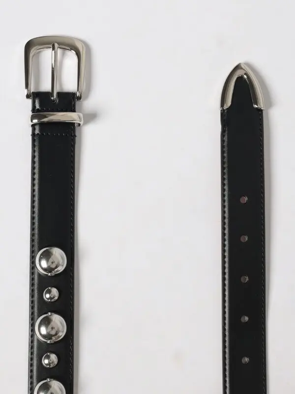 Liviana Conti Studded Vegan Leather Belt