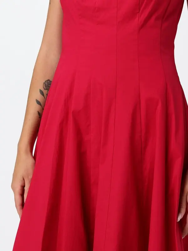 Staud Midi Dress - Cherry