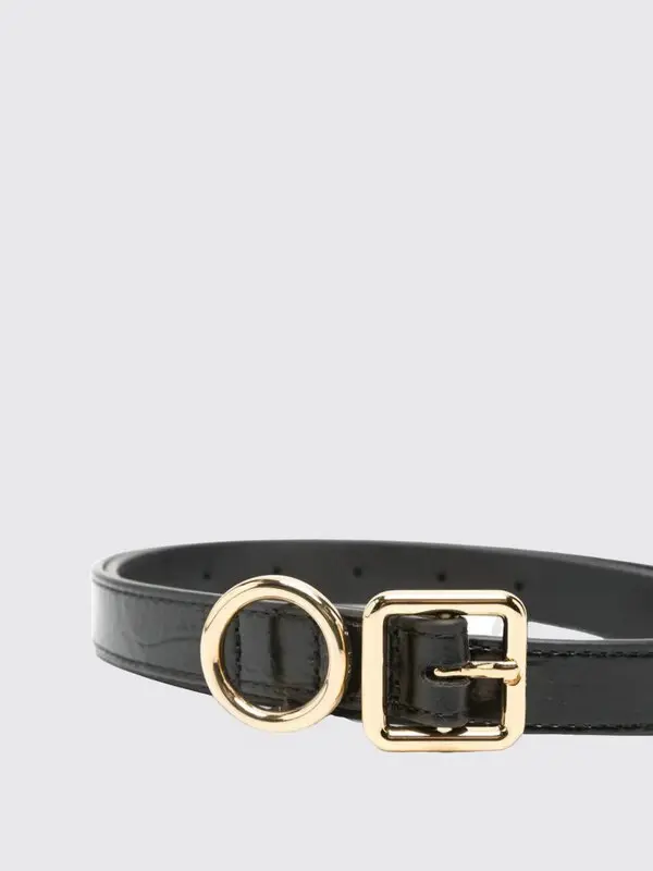 Jacquemus Regalo Belt In Crocodile Print Leather
