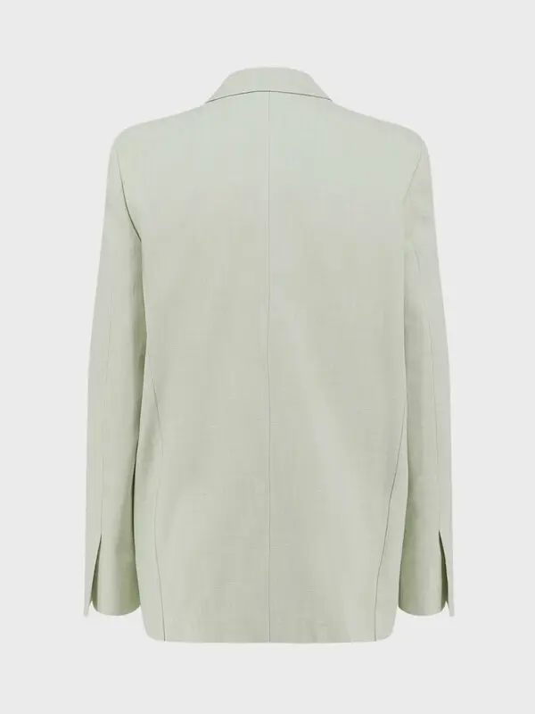Pinko Rustic Effect Single-breasted Blazer - Blue