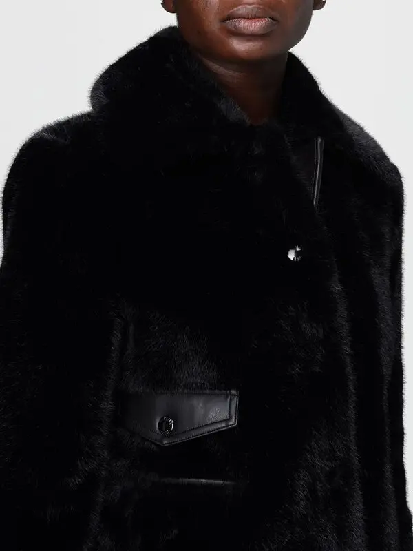 Patrizia Pepe Fur Trimmed Jacket