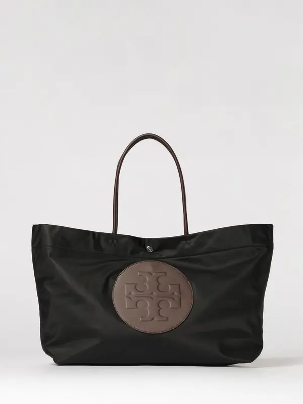 Tory Burch Ella Twist Recycled Nylon Bag - Black