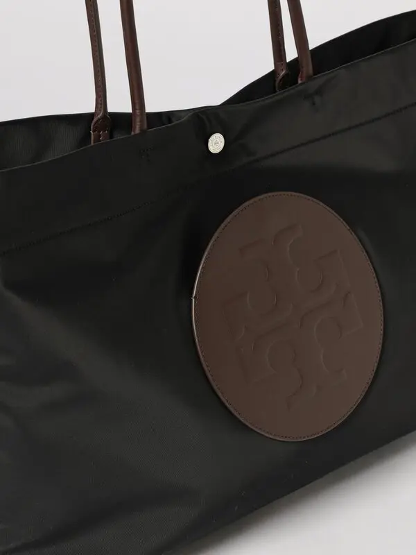 Tory Burch Ella Twist Recycled Nylon Bag - Black