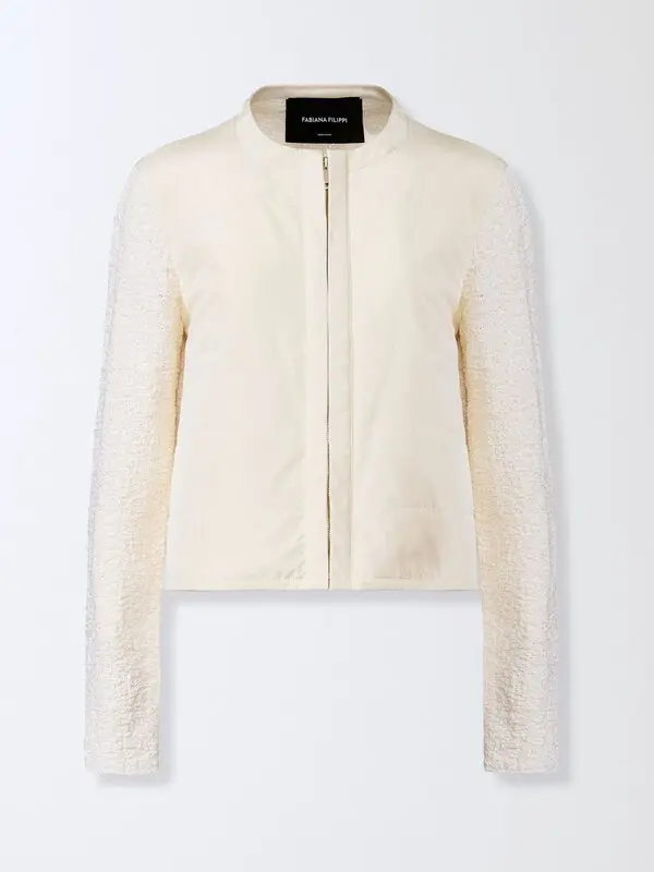 Fabiana Filippi Cotton And Nylon Jacket