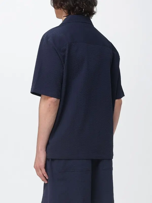 Maison Kitsuné Basic Cotton Shirt - Blue