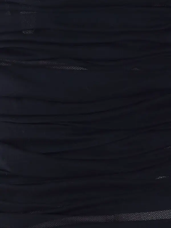 Balenciaga Off-the-shoulder Draped Silk Bustier Top