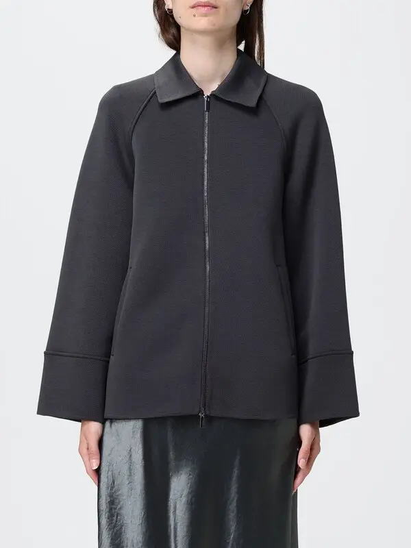 Max Mara Short Cotton Jersey Jacket - Charcoal