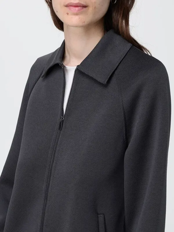 Max Mara Short Cotton Jersey Jacket - Charcoal