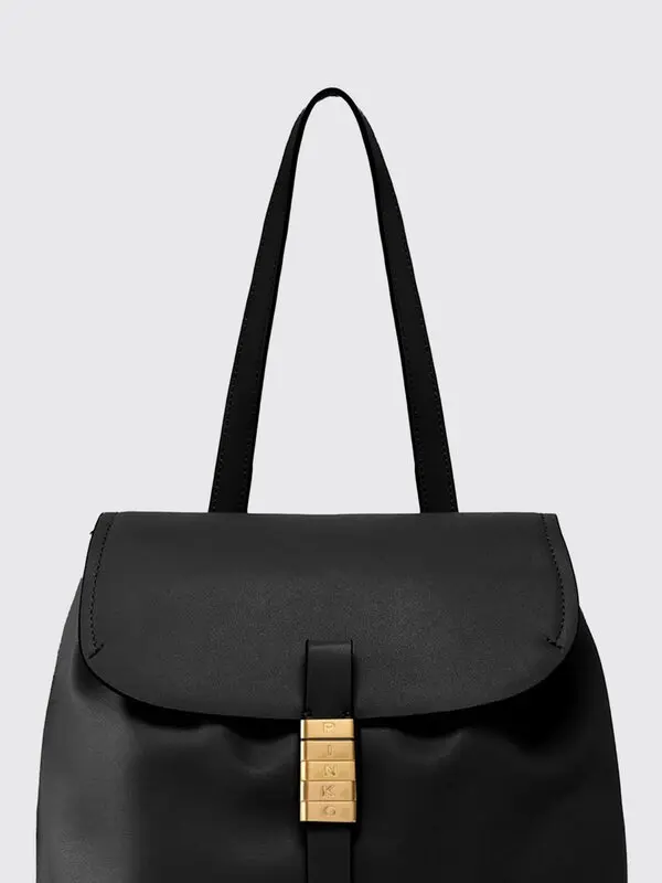 Pinko Saddle Leather Backpack
