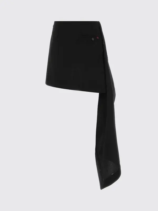 Loewe Asymmetric Wool Skirt