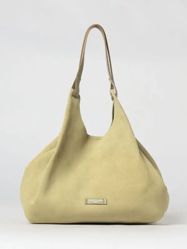 GIANNI CHIARINI Suede Shoulder Bag With Pouch