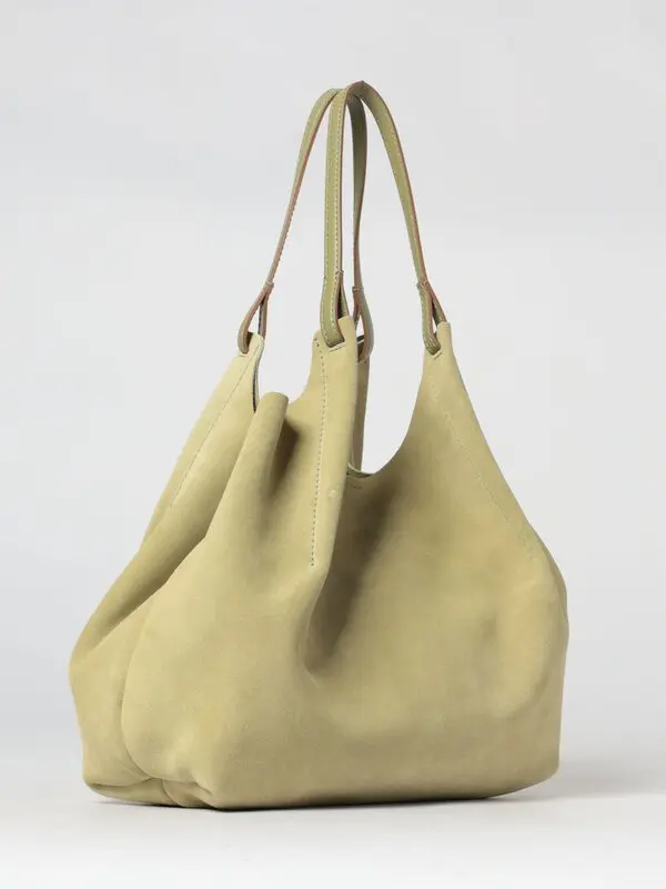 GIANNI CHIARINI Suede Shoulder Bag With Pouch