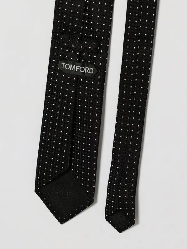 TOM FORD Polka Dot Silk Neck Tie