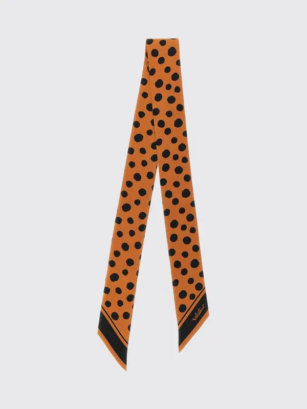Valentino Garavani Polka Dot Print Silk Bandeau