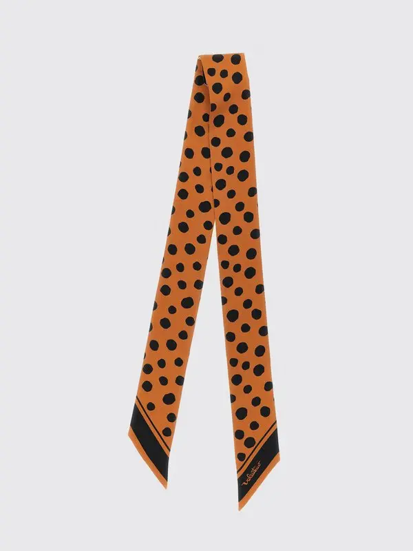 Valentino Garavani Polka Dot Print Silk Bandeau