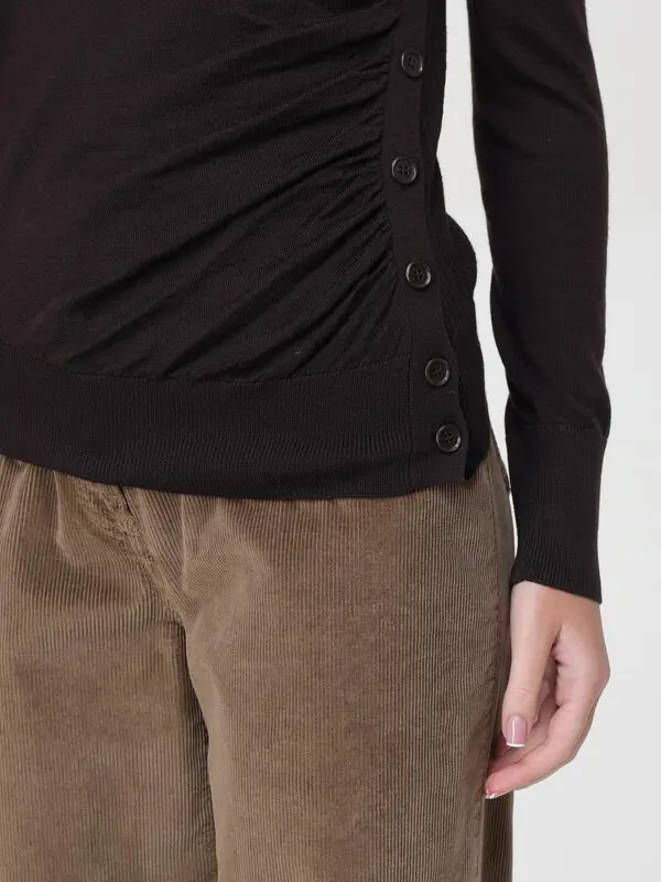 Pinko Gathered Button Detailed Jumper