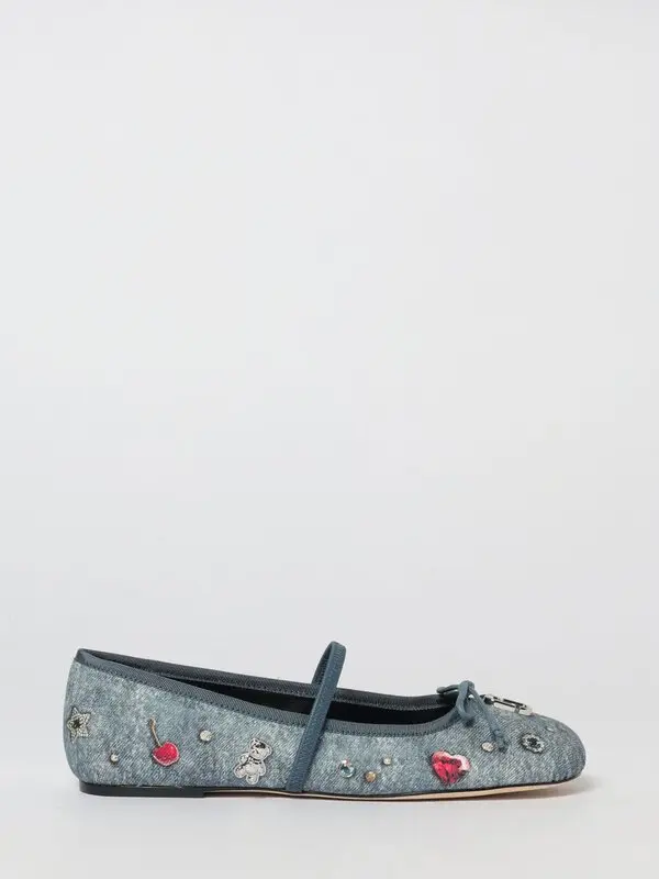 Marc Jacobs Embellished Ballet Flats - Denim