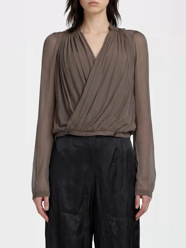 Rick Owens Silk Blouse - Grey