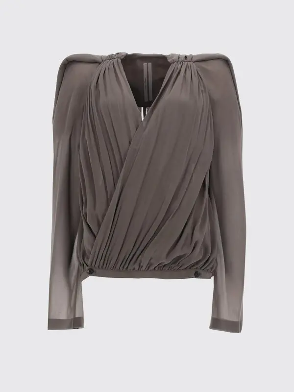 Rick Owens Silk Blouse - Grey