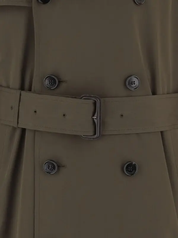 Burberry Cotton Double Breasted Trench Coat
