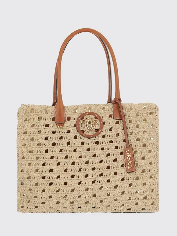 Versace Woven Tote Bag