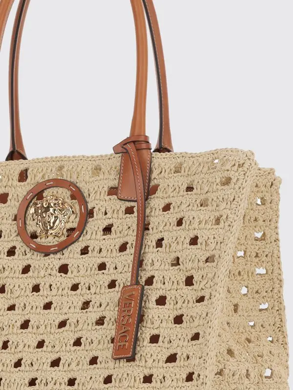 Versace Woven Tote Bag