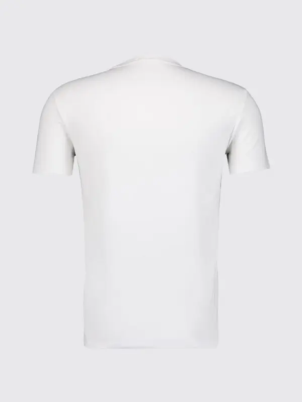 TOM FORD Slim Fit V-neck T-shirt In Stretch Cotton - White
