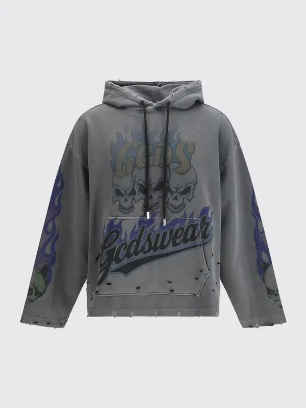 Gcds Cotton Printed Hoodie