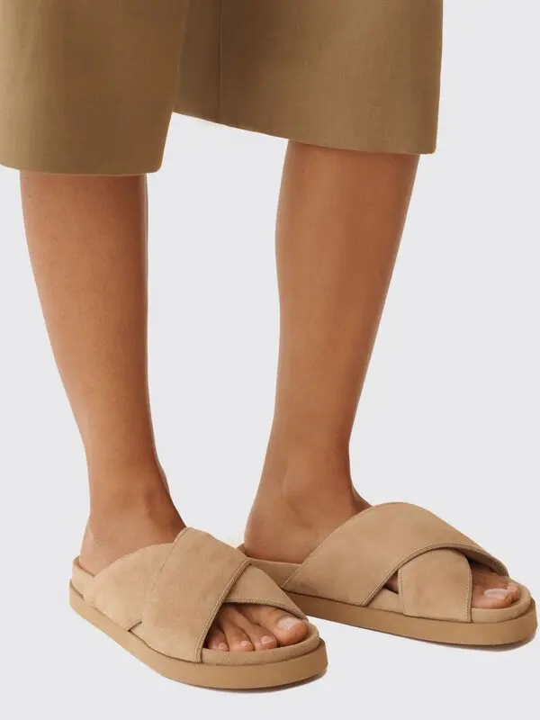 Fabiana Filippi Suede Mule Sandals