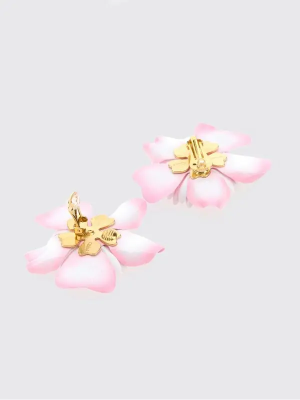 Chloé Bloom Enamelled Brass Earrings