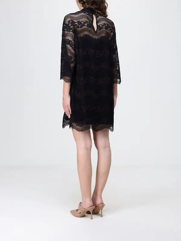 TWINSET Mini Lace Dress - Black
