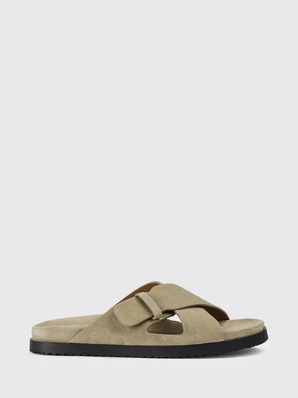 DOUCAL'S Suede Adjustable Strap Sandals