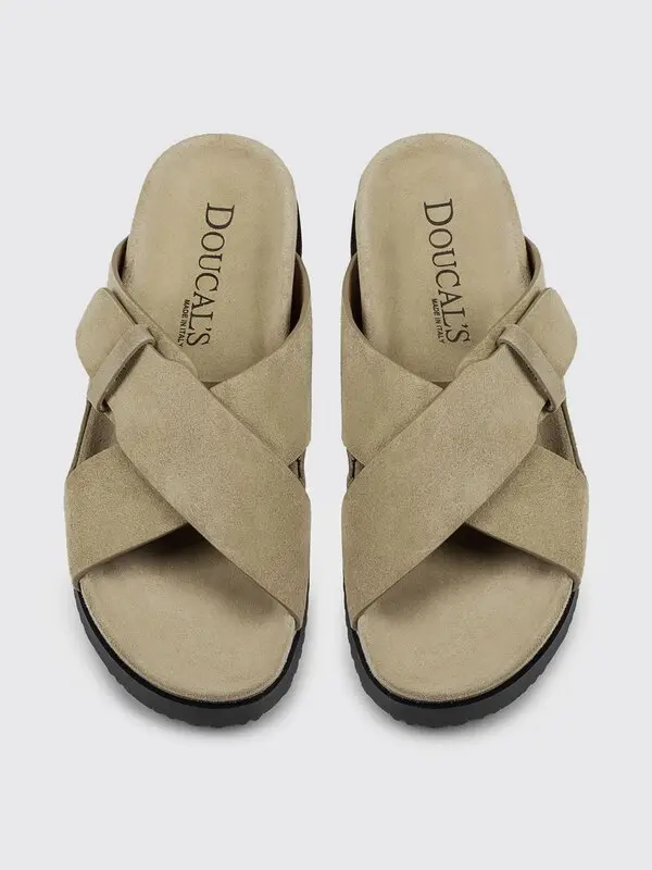 DOUCAL'S Suede Adjustable Strap Sandals