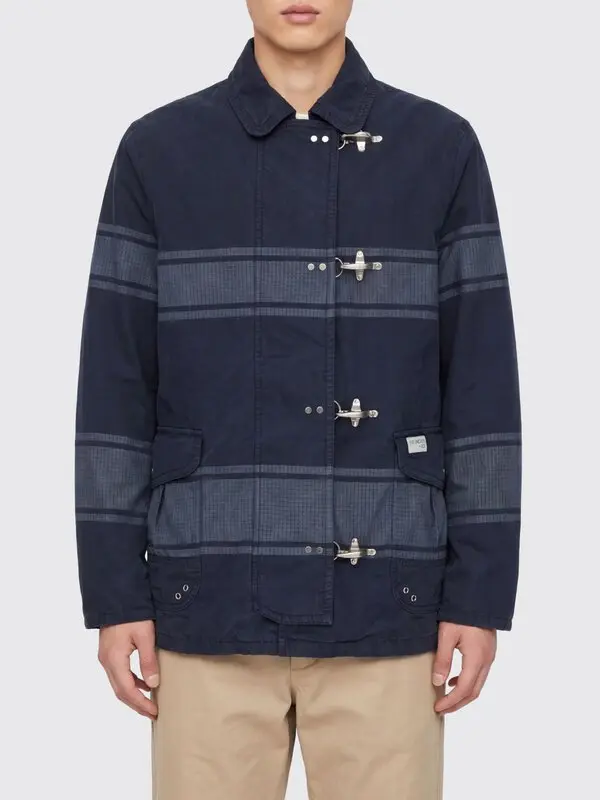 FAY Striped Cotton Jacket